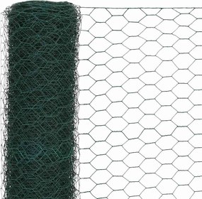 Pletivo ke kurníku ocel PVC vrstva 25 x 1,5 m zelené 143270