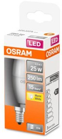 OSRAM Classic B LED žárovka E14 3,3W 2 700K matná