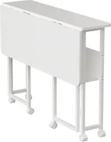 Maclean MC-126W bílá / Mobilní stolek / nosnost 50 kg