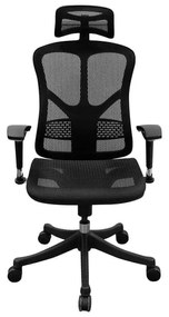 Dalenor Ergonomcká kancelářská židle Tech Smart, síťovina, černá