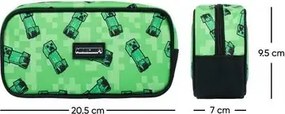MINECRAFT penál Creeper / 20x9x7 cm