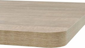 Bistro stolek MDF a ocel čtvercový 80 x 80 x 75 cm 245614