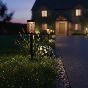 Exteriérové ​​solární zapichovací svítidlo Decor, sada 4ks