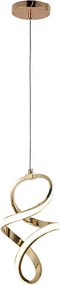 Toolight Toolight, LED závěsné svítidlo 24W, 4000K, 4500lm, G074-1CP, zlatá, OSW-08662