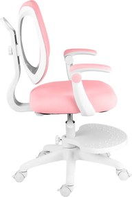 Dětská rostoucí židle Neoseat JUNI 022 — látka, pratelný potah, růžová