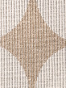 NORTHRUGS, Kusový koberec Duet Bowen 106245 Beige/White - na ven i na doma, 160x230, béžová, chodba / předsíň