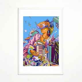 Vincent Chignier | Le Son Des Abysses Rám: Černý, Velikost: 100 x 70 cm