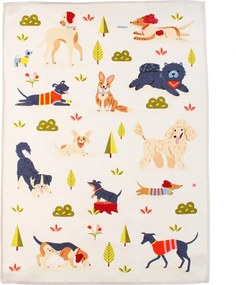 Bavlněná utěrka 70x50 cm Dog Park – Rex London