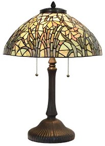 Stolní lampa Tiffany FLOWERS Clayre &amp; Eef 5LL-6037