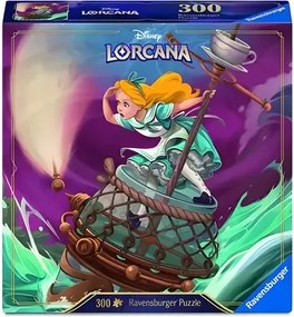 RAVENSBURGER Puzzle Disney Lorcana: Alenka v říši divů / 300 dílků
