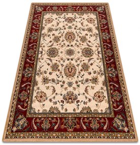 Kusový koberec vlněný Dywilan Polonia Tari Jasny Rubin Krémový Červený Rozměr: 200x300 cm