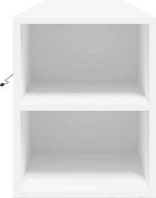 Nástěnná TV skříňka s LED bílá 180 x 31 x 39,5 cm 3307954