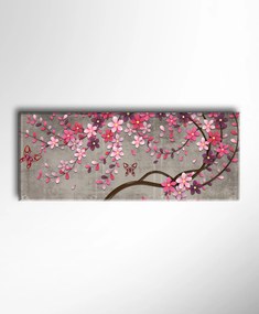 Malvis ® Obraz Stylizovaná sakura ROZMĚR (šířka x výška): jednodílný obdélník 150x60 cm