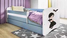 XXXLutz POSTEL PRO DĚTI A MLÁDEŽ 80/160 cm, modrá, bílá MID.YOU - Dětské pokoje sestavy - 00214200024C