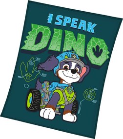 Dětská deka Tlapková Patrola Můj Kamarád Dino 130x170 cm