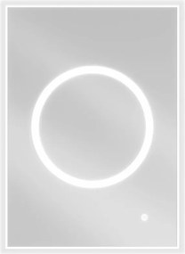 Mexen Koga koupelnové zrcadlo podsvícené 50 x 70 cm, LED 6000K, antipára - 9821-050-070-611-00