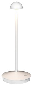 Zambelis E313 venkovní stolní LED lampa matně bílá, 2W, 3000K, 32cm