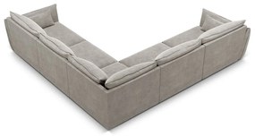Světle šedá rohová pohovka (variabilní) Vanda – Mazzini Sofas
