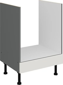 ARIA aw | dolní skříňka 60 D GAZ na vestavnou troubu | 60 cm | antracit/bílá