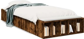 Rám postele kouřový dub 90 x 190 cm kompozitní dřevo 3280619