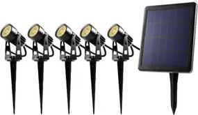 RETLUX RGL 119 solarní svítidlo set 5x / 200 lm / 3300K - teplá bílá