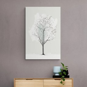 Obraz minimalistický strom v zimě Varianta: 60x90