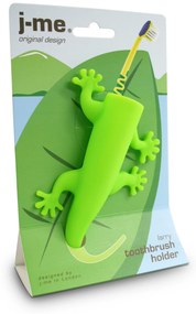 Držáček kartáčku  J-ME Larry The Lizzard, více variant Barva: zelený