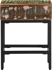 Odkládací stolek 40 x 30 x 51 cm masivní recyklované dřevo 338473