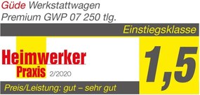Güde Pojízdná dílenská skříňka s nářadím PREMIUM GWSP07 250