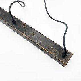 BRILAGI - LED Lustr na lanku RIDDY 4xE27/60W/230V měděná/patina