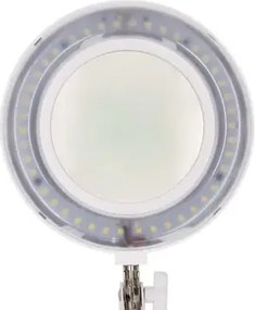 Nedis MAGLE2WT / Zvětšovací stolní lampa bílá / Čočka: 3 Diopter / 650