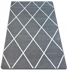 Kusový koberec Romby  šedý 240x330cm