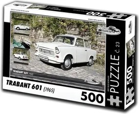 RETRO-AUTA Puzzle č. 23 Trabant 601 (1965) / 500 dílků / 48 × 36 cm