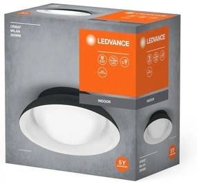 LED stropní svítidlo černé E27 ORBIS MILAN 305mm