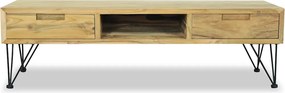TV stolek 120 x 35 x 35 cm masivní teak 244575