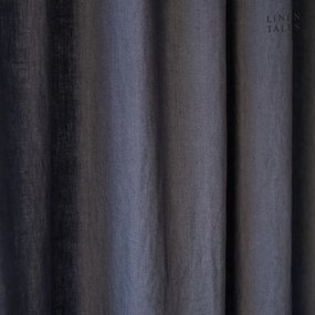 Tmavě šedý závěs 140x170 cm Night Time – Linen Tales