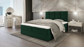 SFAB Kontinentální čalouněná postel MERCURY (140x200 cm) Barva látky: RIVIERA 100