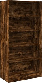 Šatní skříň kouřový dub 100 x 50 x 200 cm kompozitní dřevo 3307733