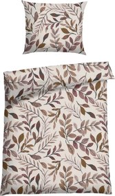 Florella Flanelové povlečení Kiery Beige Rozměr: 70x90 + 140x200 cm