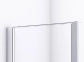 Sanswiss DIVERA D22T1 jednokřídlé sprchové dveře 80 cm Šířka: 800 mm, Profil: Aluchrom, Sklo: Bílé linky 88