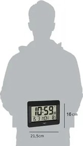 TFA 60.4519.01 / Rádiově řízené hodiny / DCF77 / teploměr / budík / da