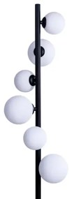 Designová lampa Sybilla 6 Floor černé