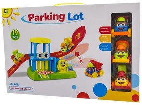 Euro Baby Parkovací garáž, dráha + tři autíčka