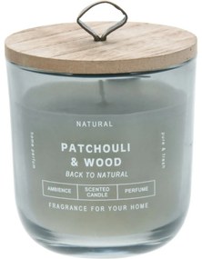 Svíčka ve skle Back to natural, Patchouli & Wood, 250 g