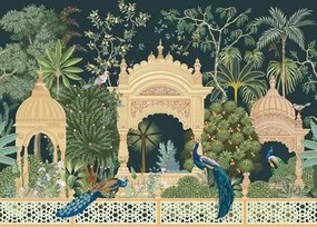 INTERDRUK Puzzle Secret Garden: Paví palác / 1000 dílků / 67 x 48 cm