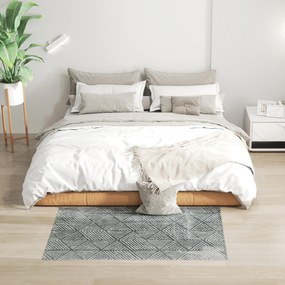 HOMCOM Koberec do obývacího pokoje v moderním stylu, omyvatelný koberec 150 x 80 cm tmavě šedý