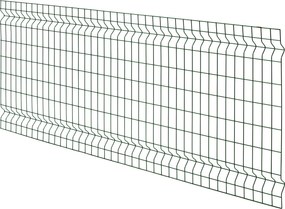 Jednoduché svařované 3D plotové pletivo zelená 80 x 200 cm