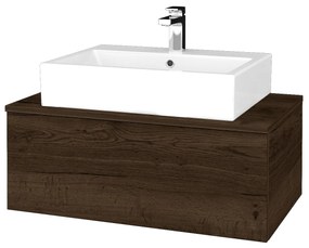 Dřevojas Koupelnová skříňka MODULE SZZ1 80 Varianta: N01 Bílá lesk / D08 Wenge