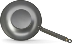 Ocelová pánev WOK de Buyer MINERAL B 24cm zaoblený