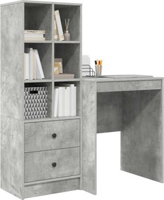 Stůl Betonově šedá 105,5 x 50 x 127 cm 2 ks 3337340